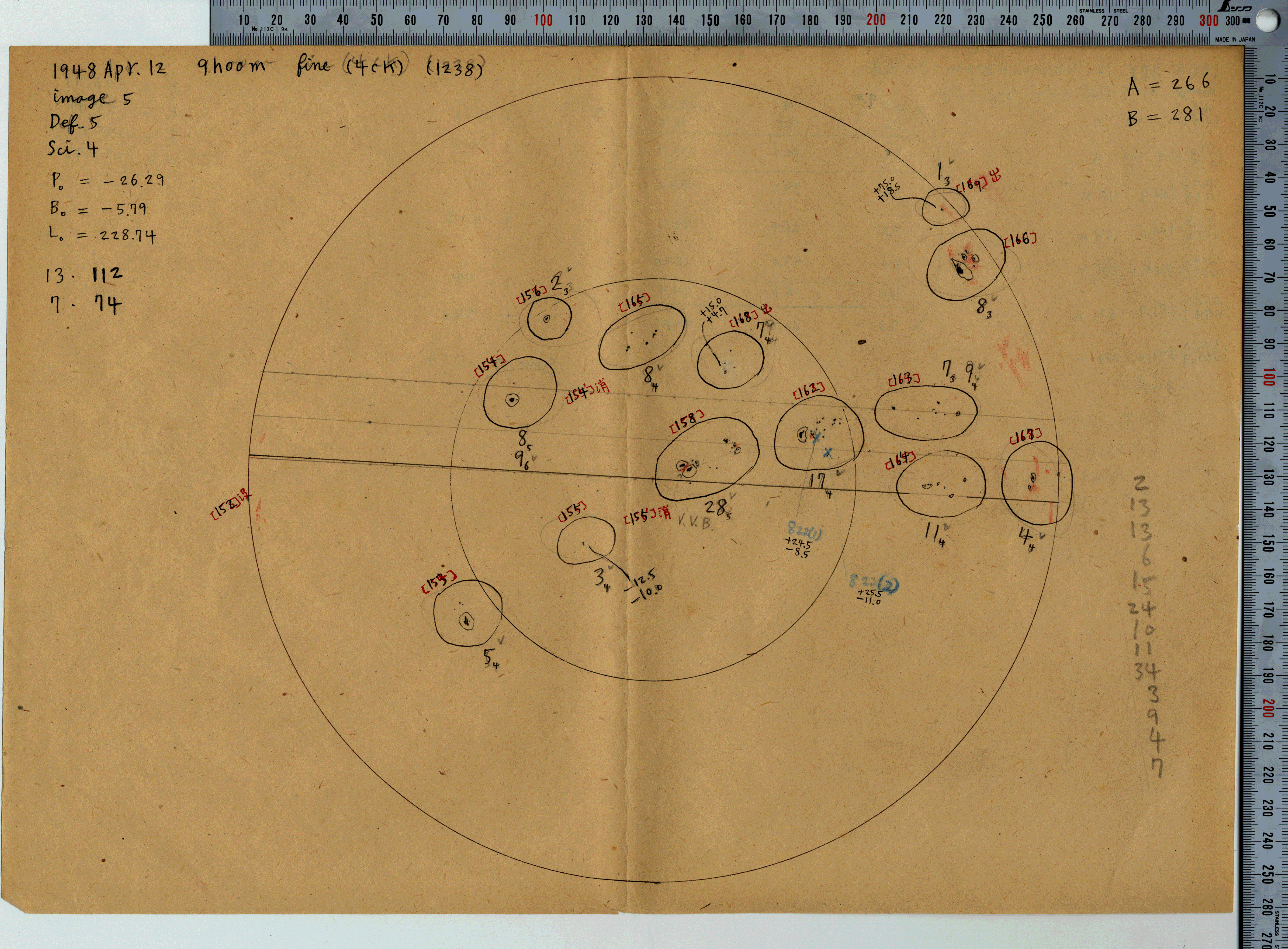 monochro sketch April 1948