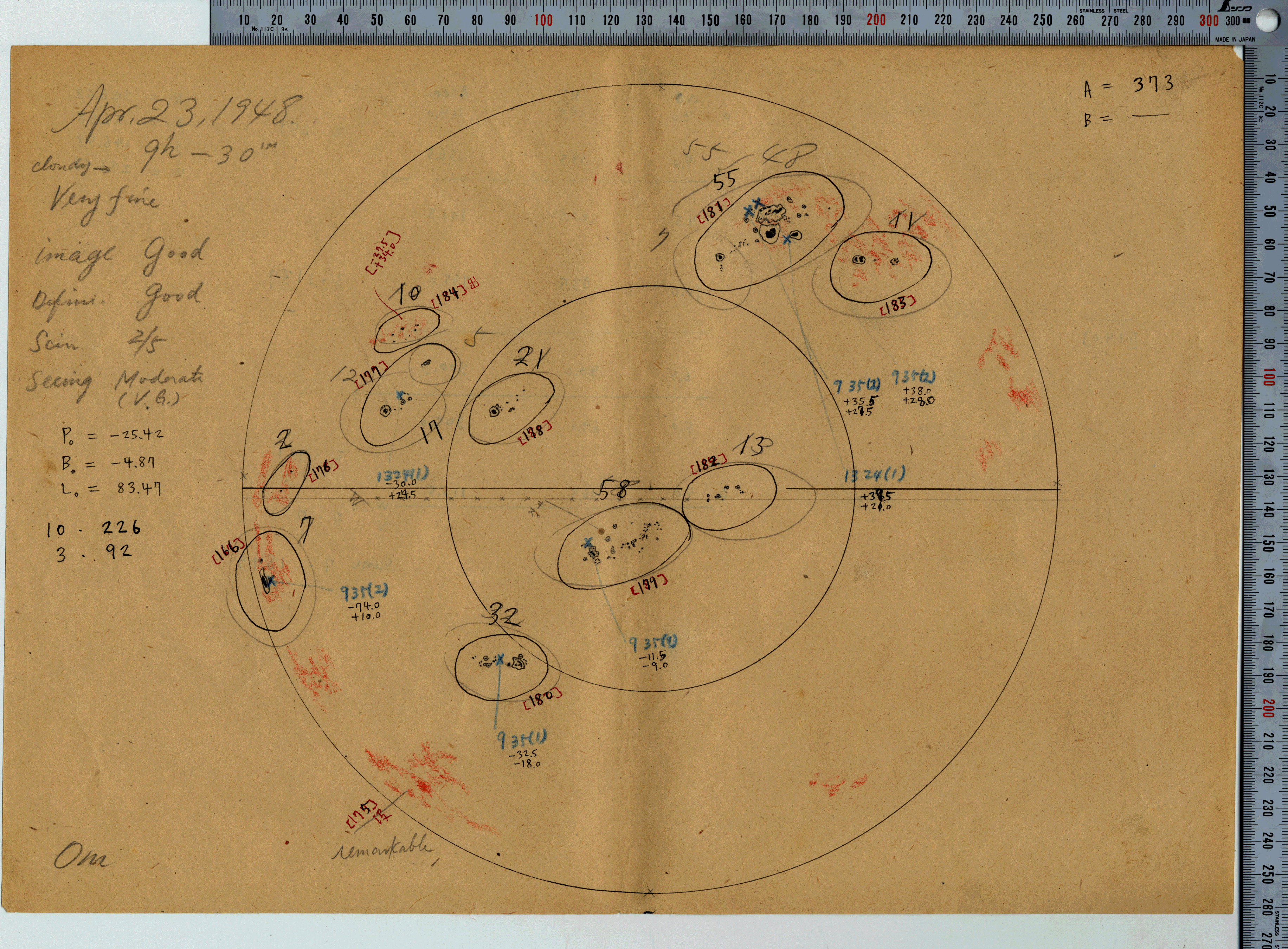 monochro sketch April 1948