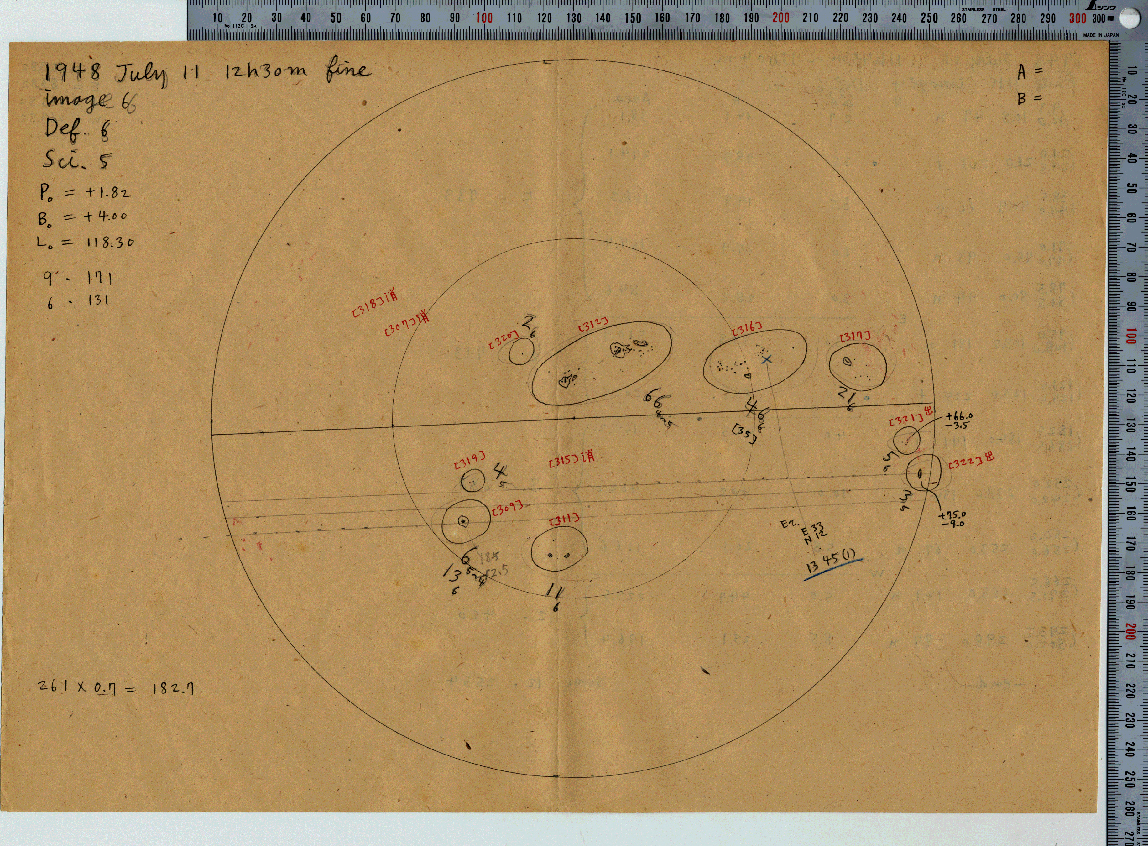 monochro sketch July 1948