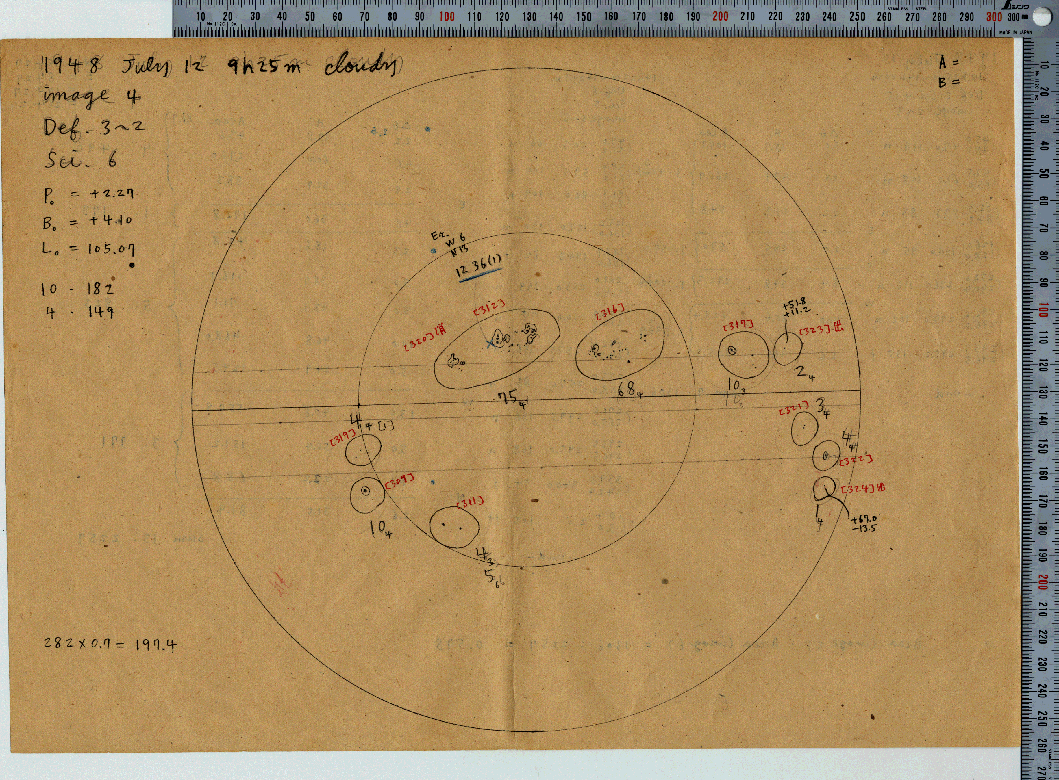monochro sketch July 1948