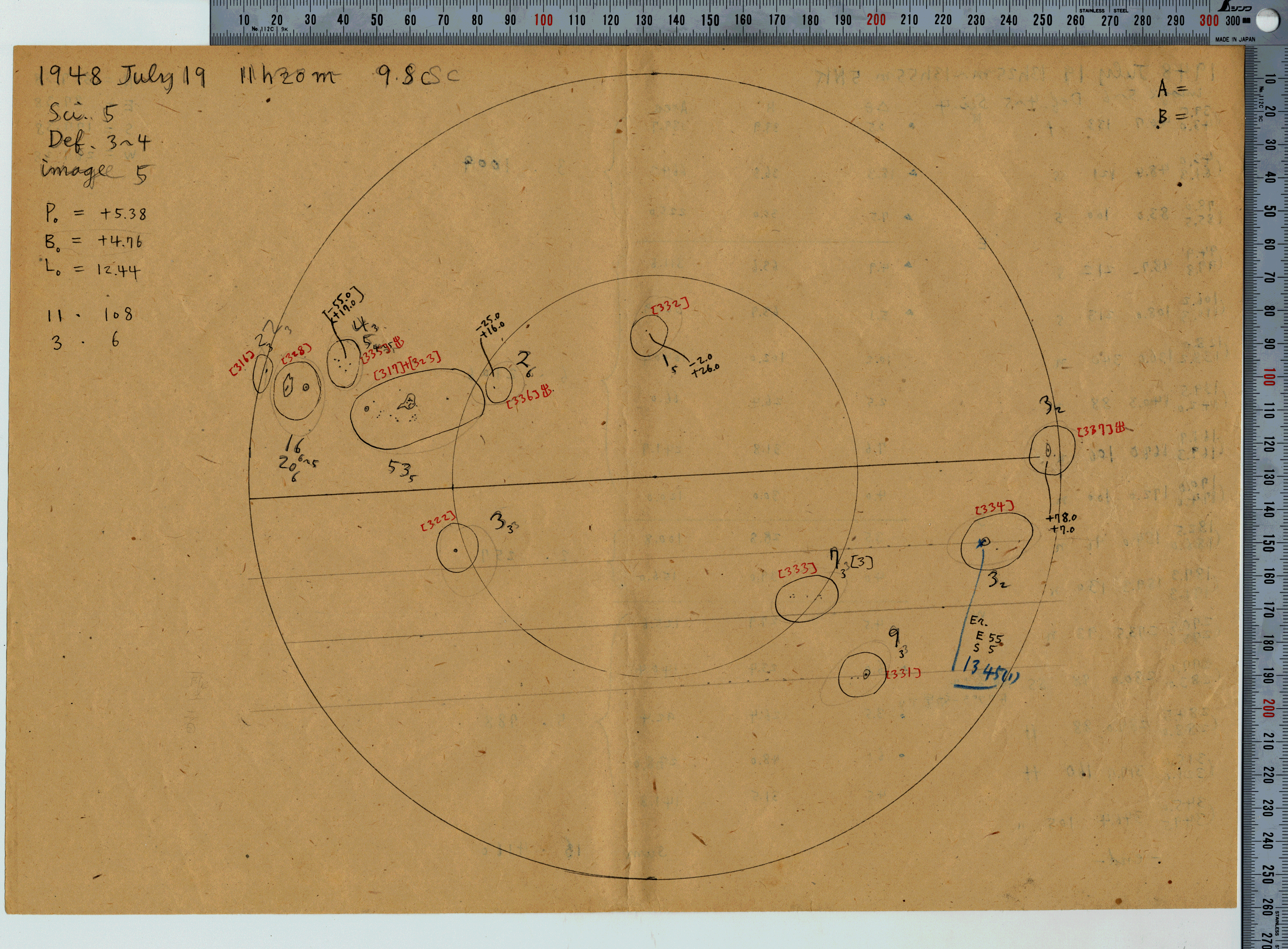 monochro sketch July 1948