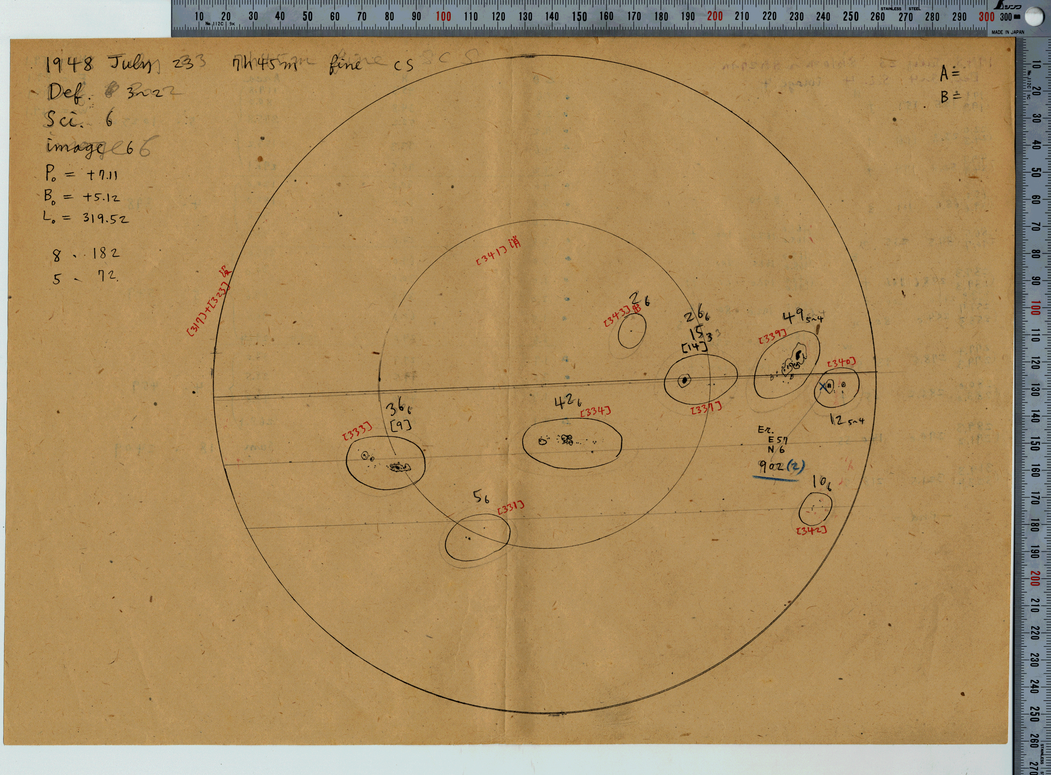 monochro sketch July 1948