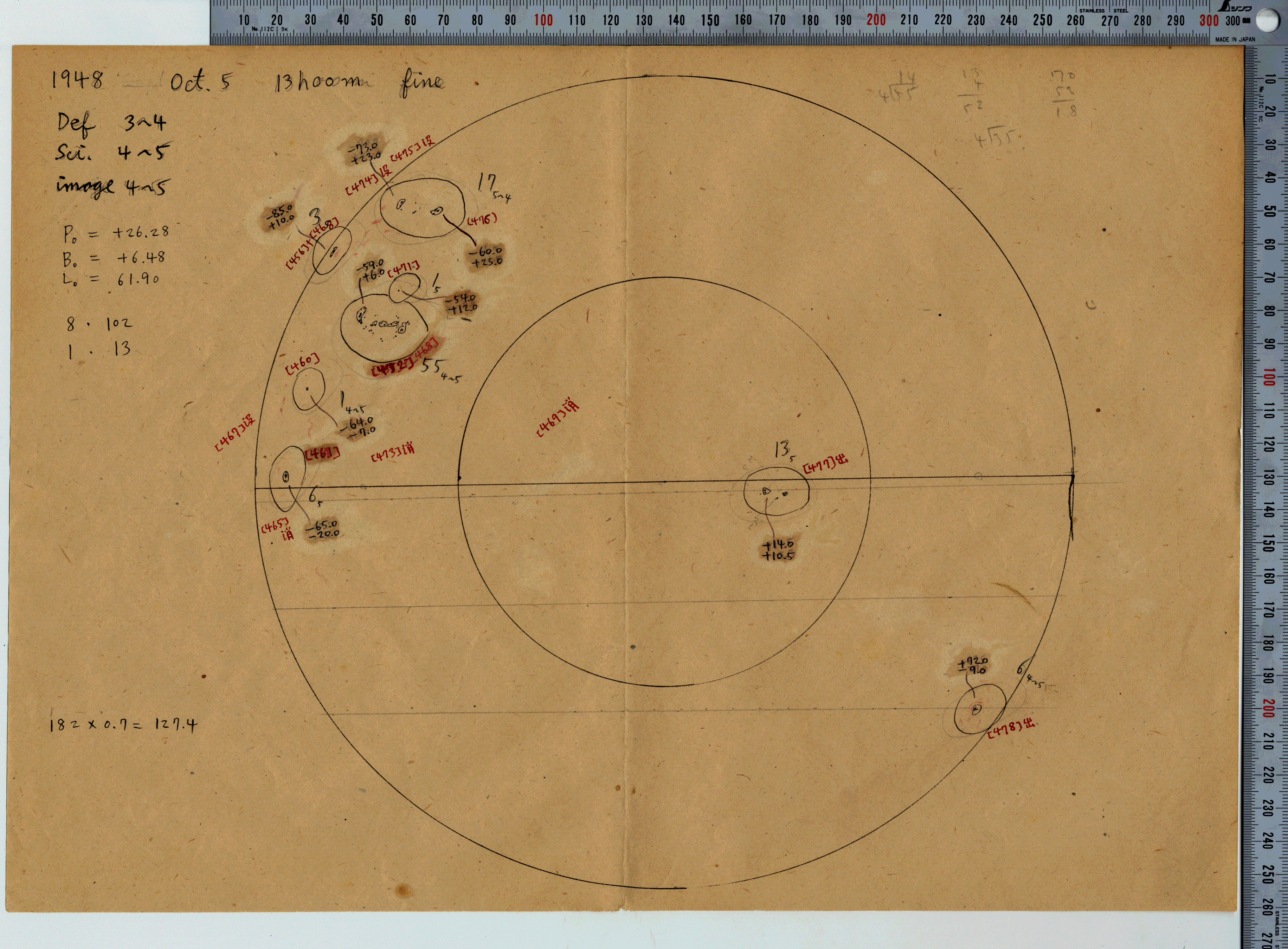 monochro sketch October 1948