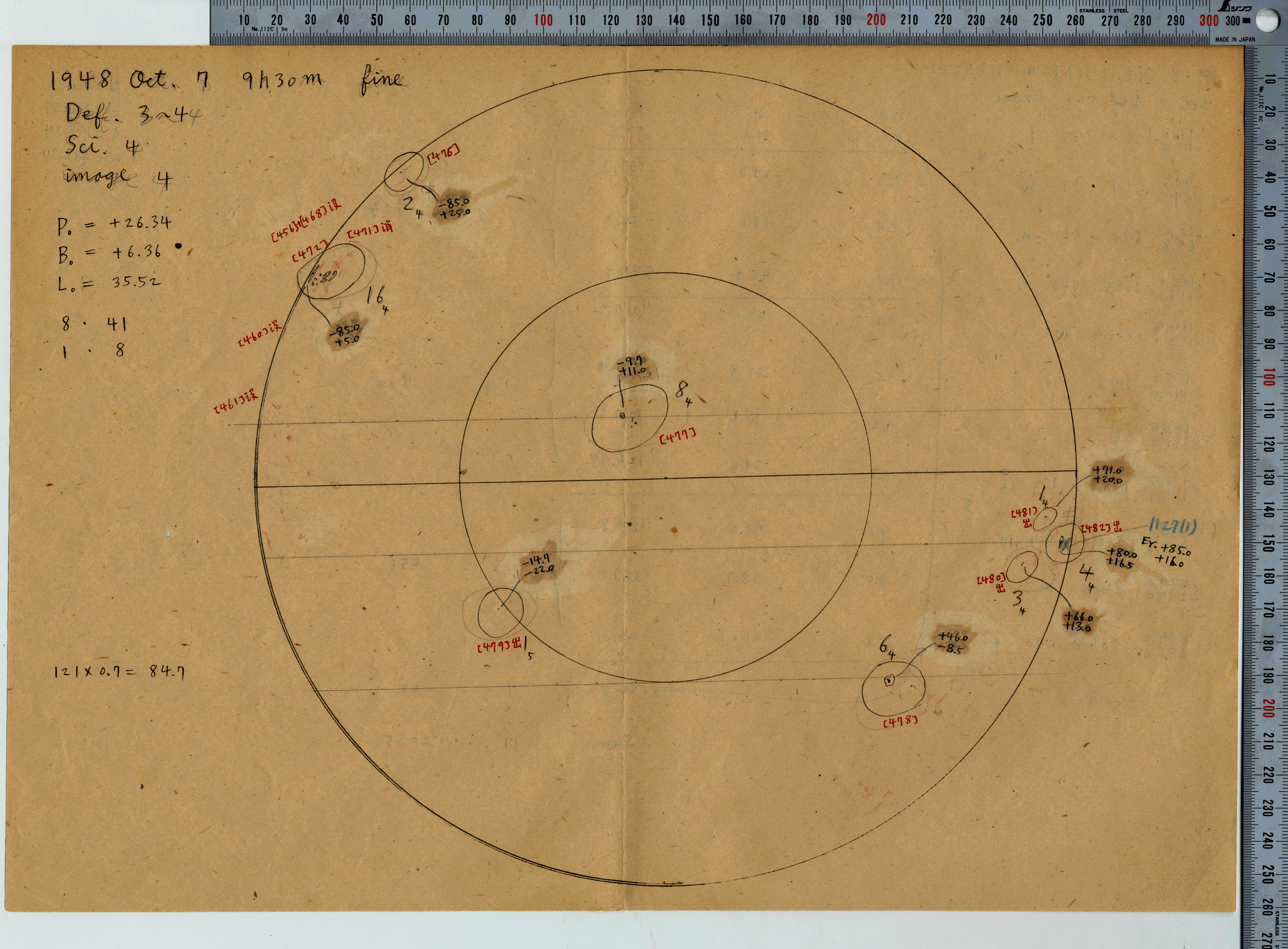 monochro sketch October 1948