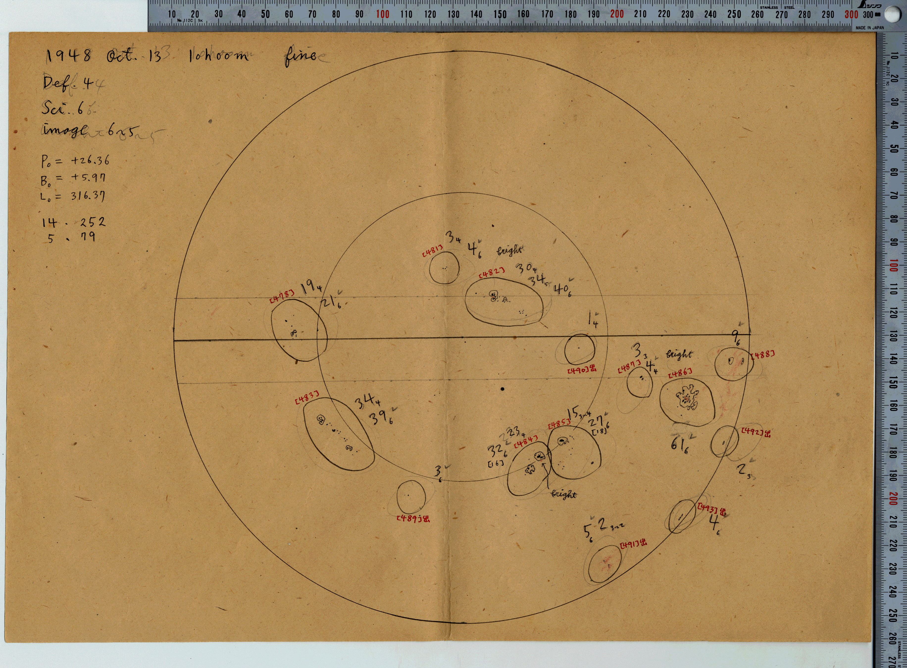 monochro sketch October 1948