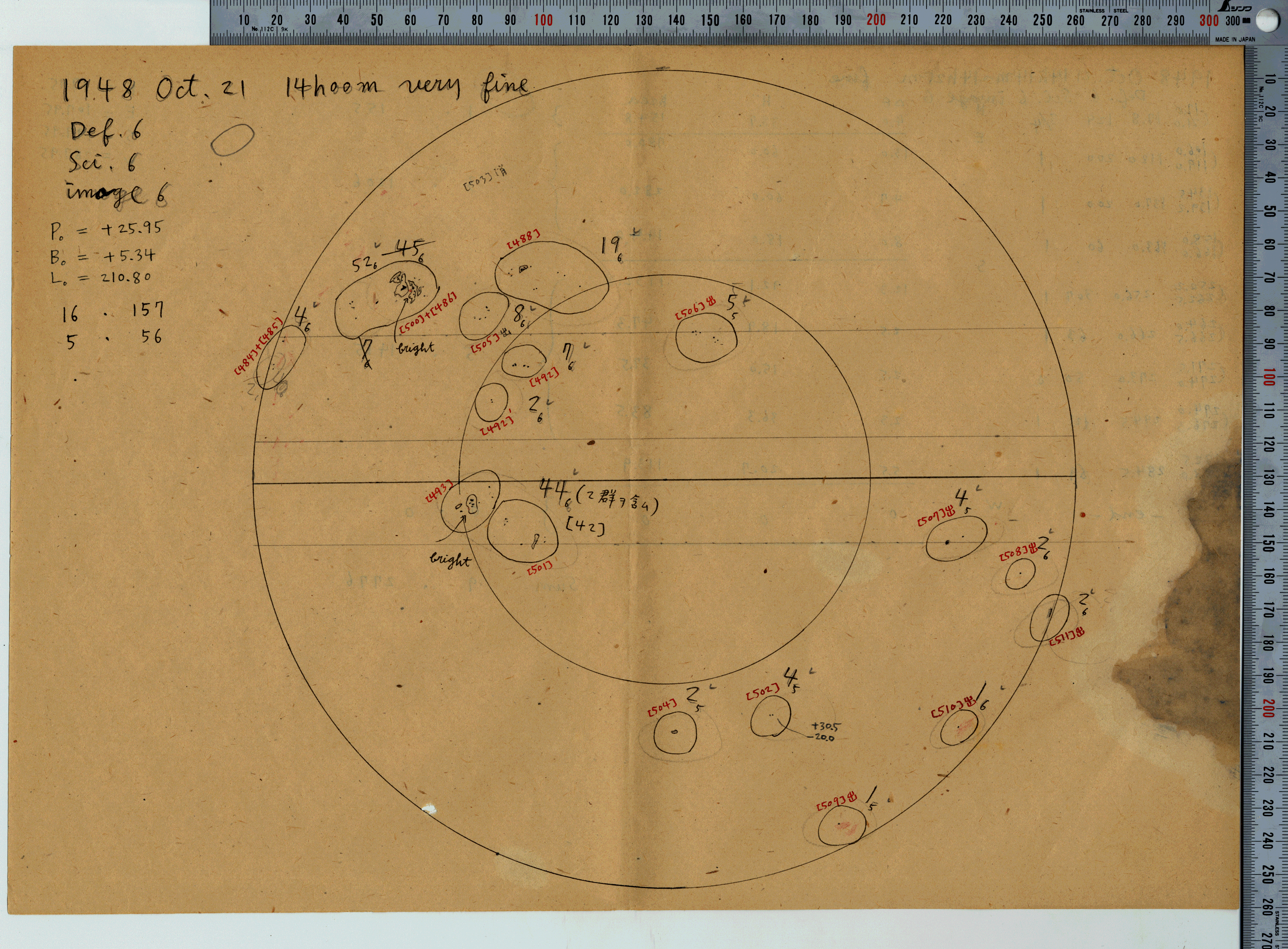 monochro sketch October 1948