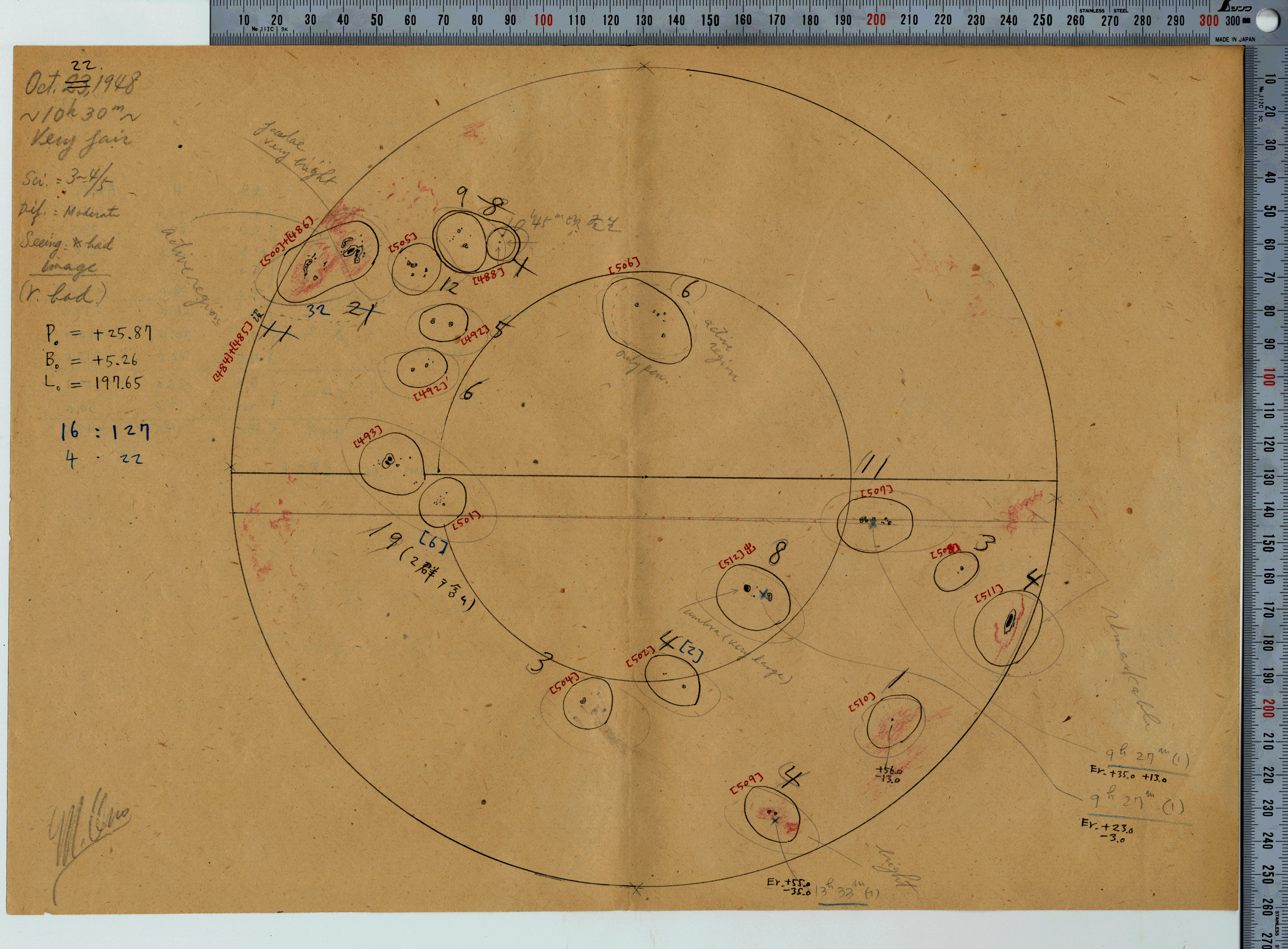 monochro sketch October 1948