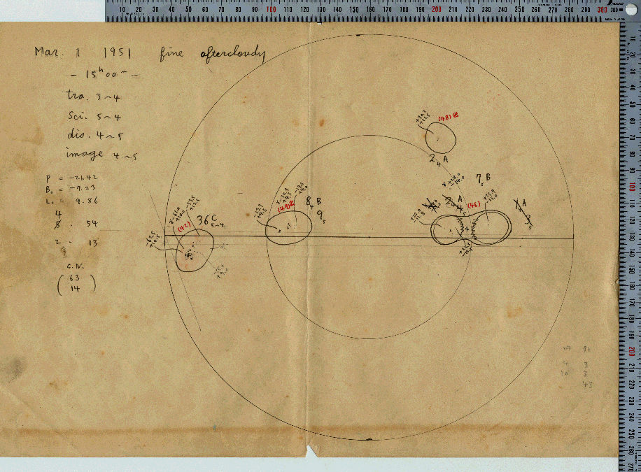 monochro sketch March 1951