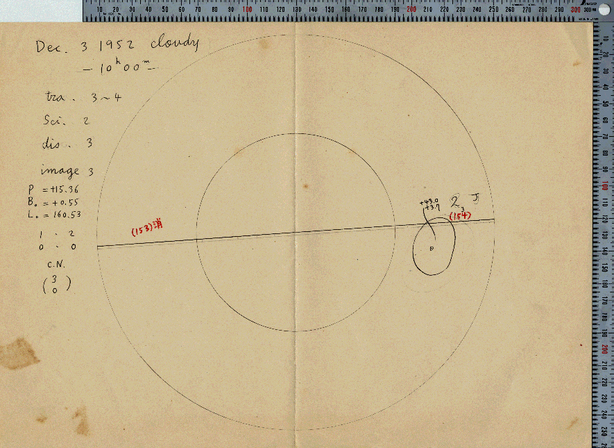 monochro sketch December 1952