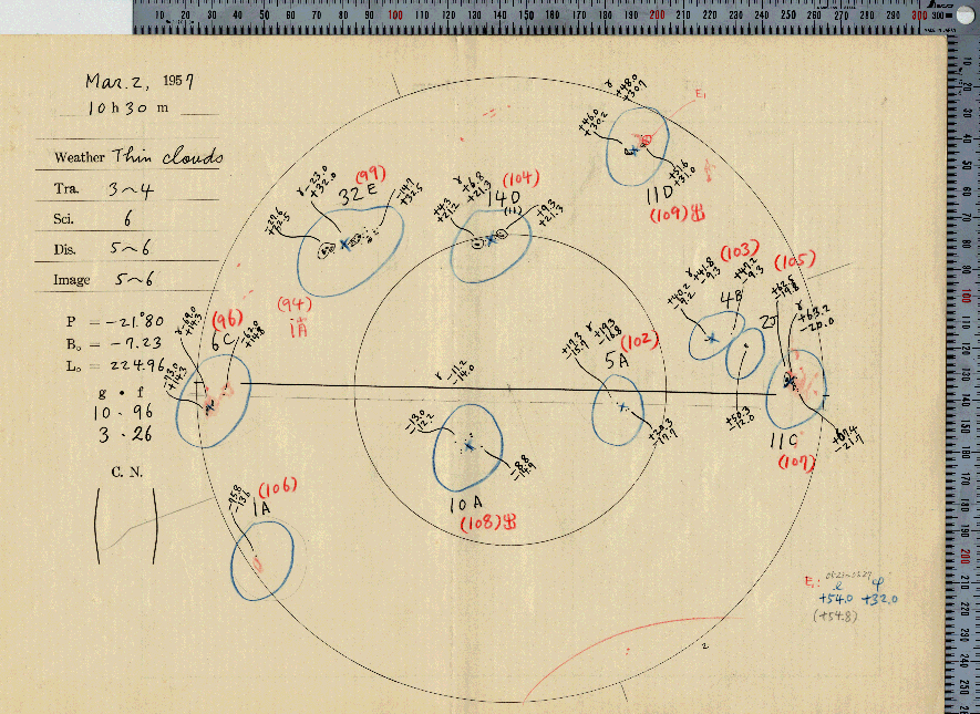 monochro sketch March 1957