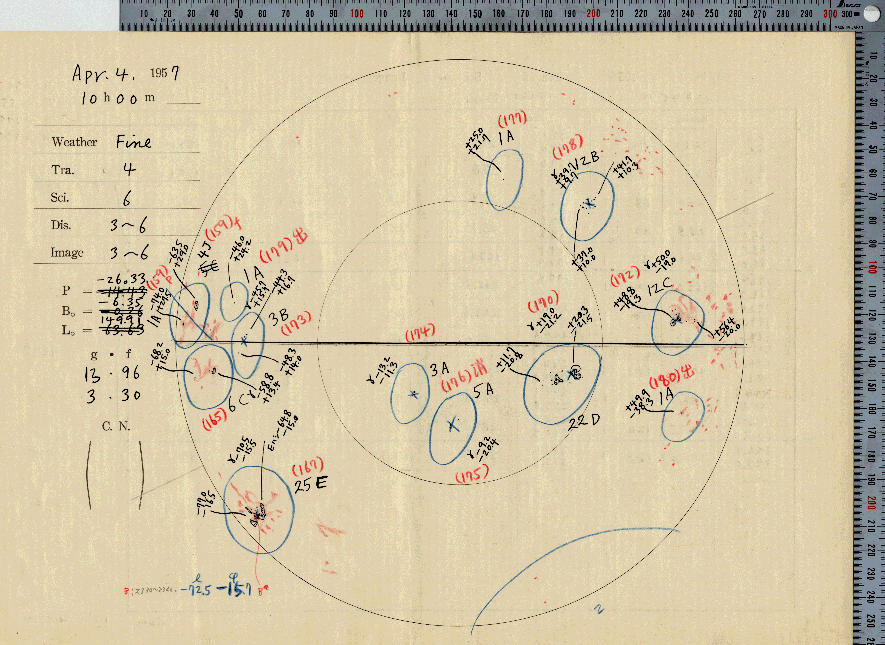 monochro sketch April 1957
