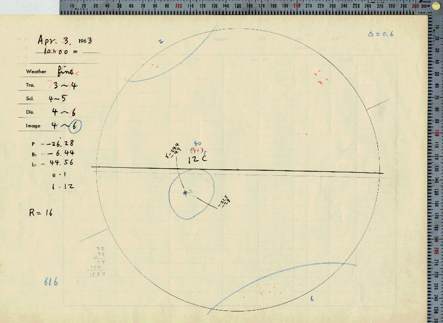 monochro sketch April 1963
