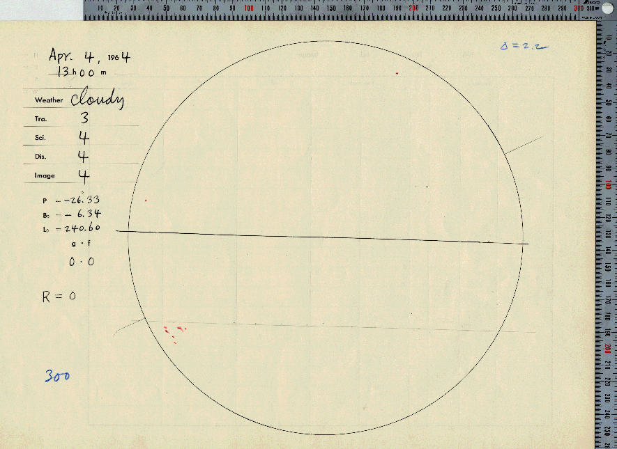 monochro sketch April 1964