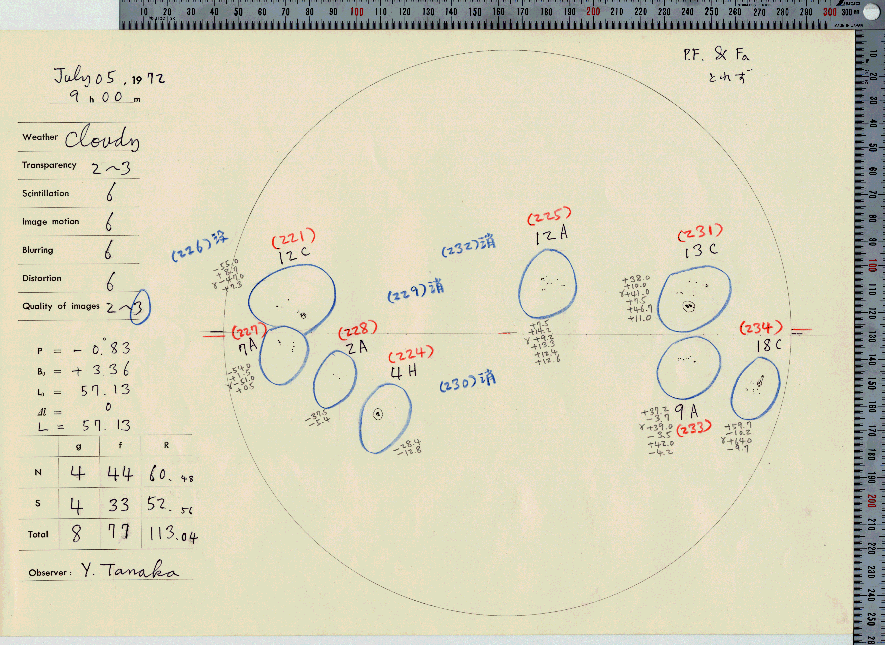 monochro sketch July 1972